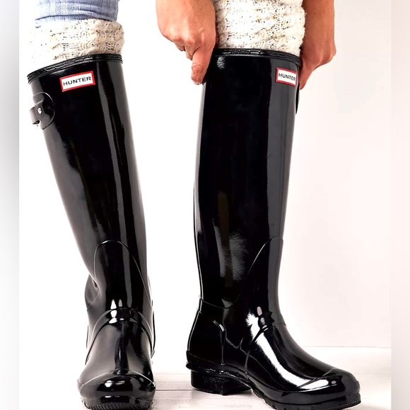 Hunter | Shoes | Hunter Tall Gloss Bootnwt | Poshmark